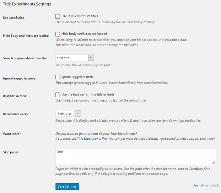 A/B Testing Your Site's Headlines Using Title Experiments